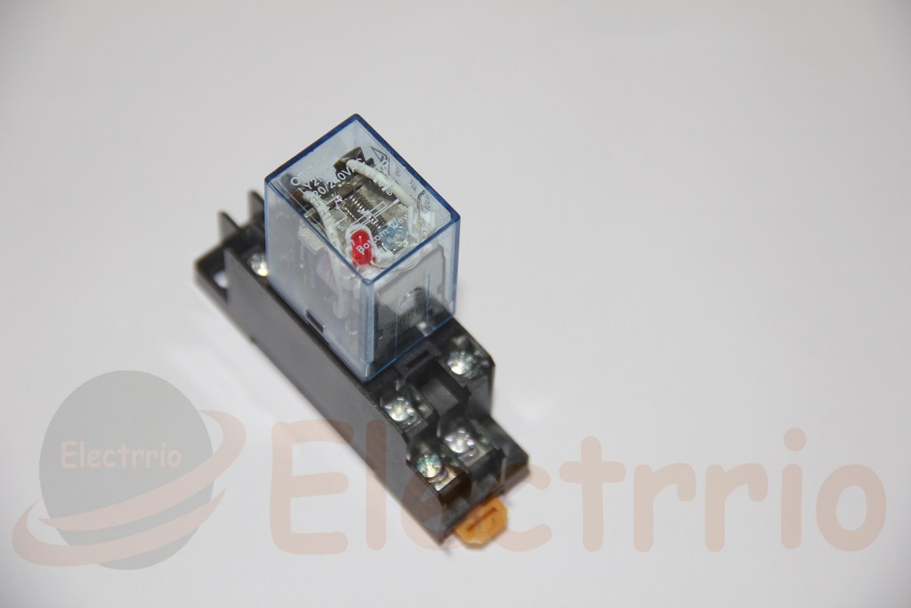 RELE 220V 220 Vac Carril DIN 10A CONTACTOR relé Doble contacto EL2509 ...